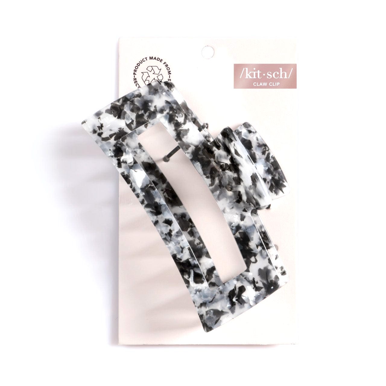 Eco-Friendly Jumbo Open Shape Claw Clip - Black – Sage & Cedar