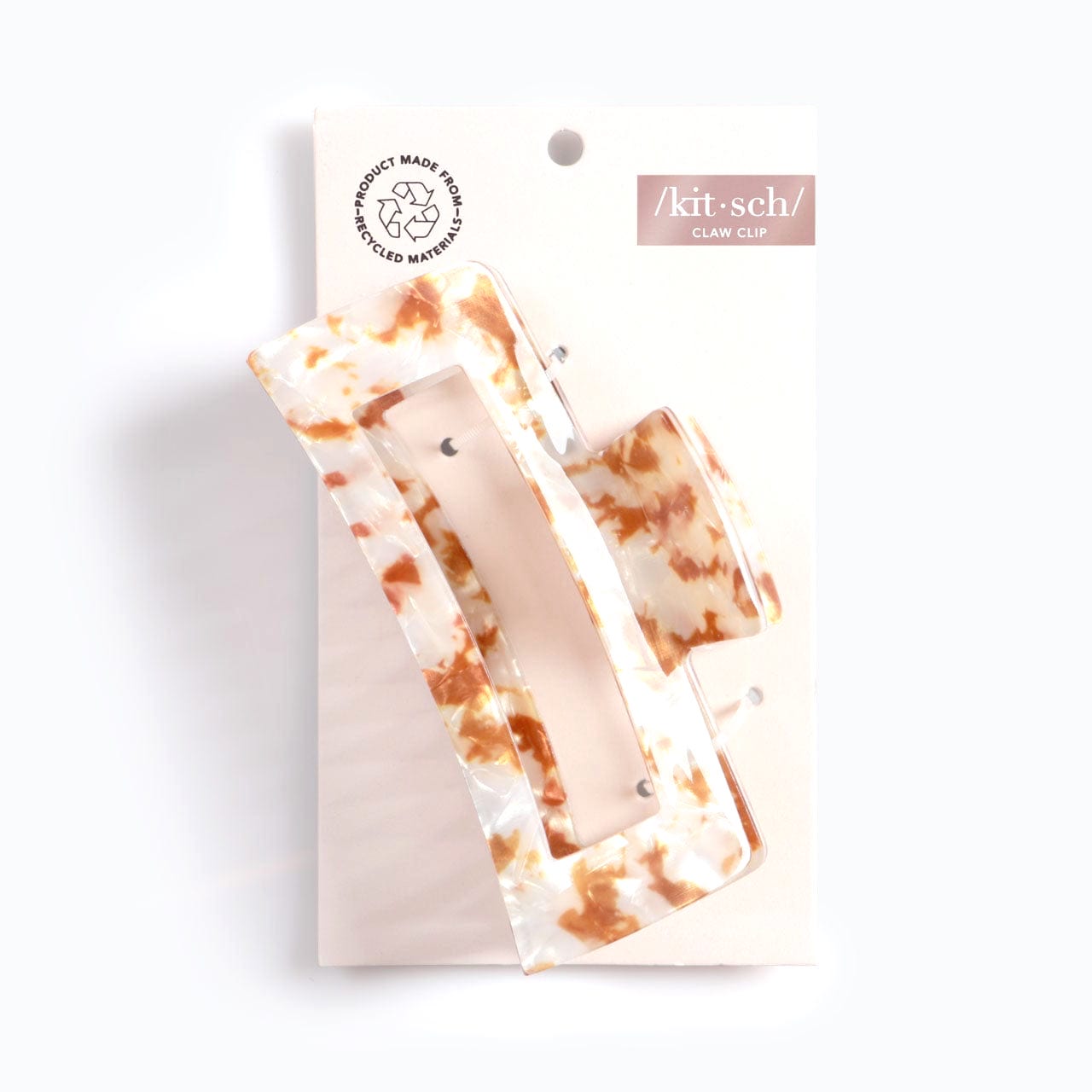 Eco-Friendly Jumbo Open Shape Claw Clip - Brown – Sage & Cedar